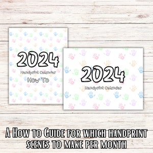 Handprint Calendar for 2025 | Christmas Gifts That Are Handmade for ...