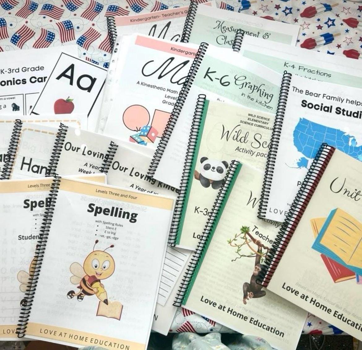 Kindergarten Homeschool Curriculum, Full Year Program (printed, Shipped ...