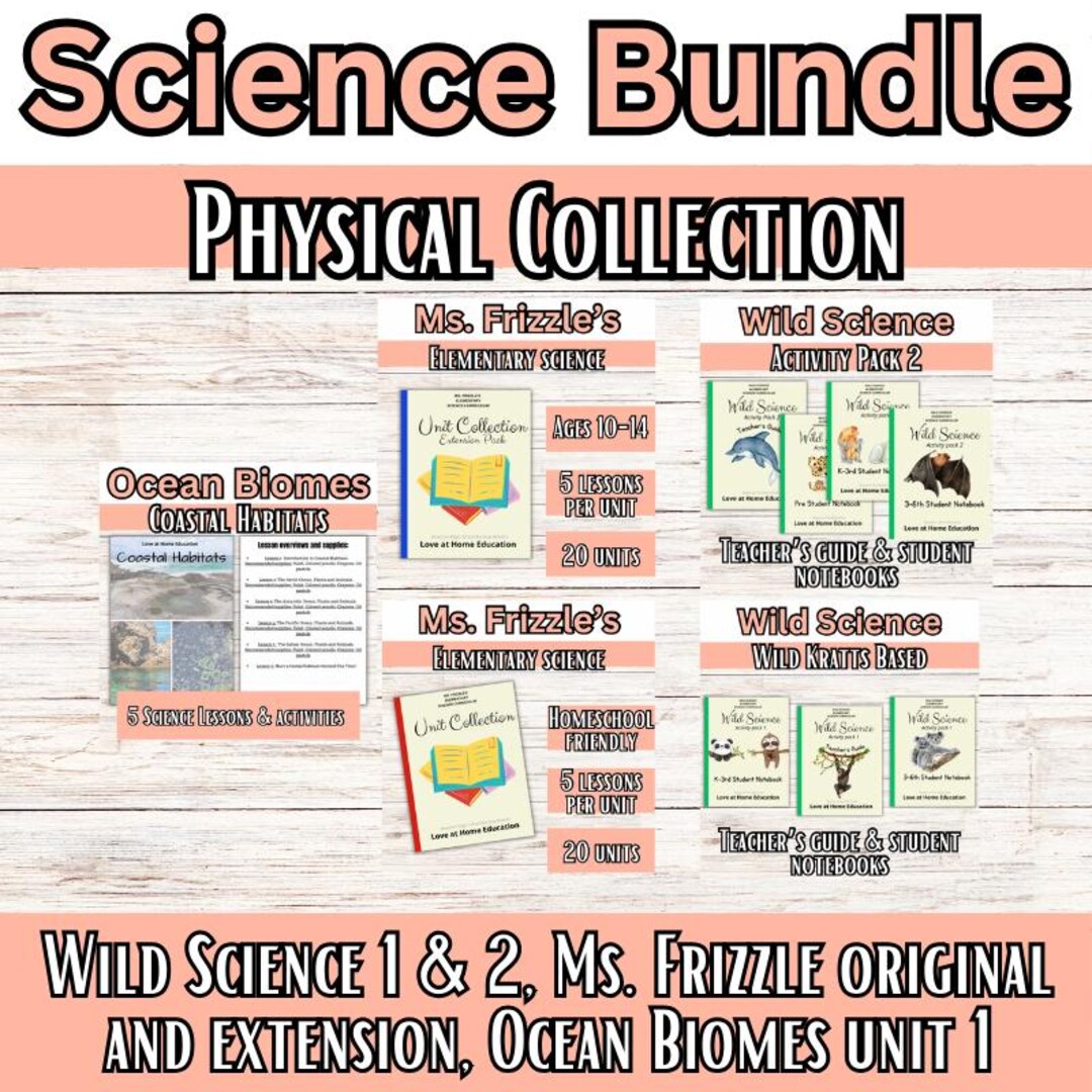 PRINTED Science Bundle- Ms. Frizzle Science Original and Extension ...