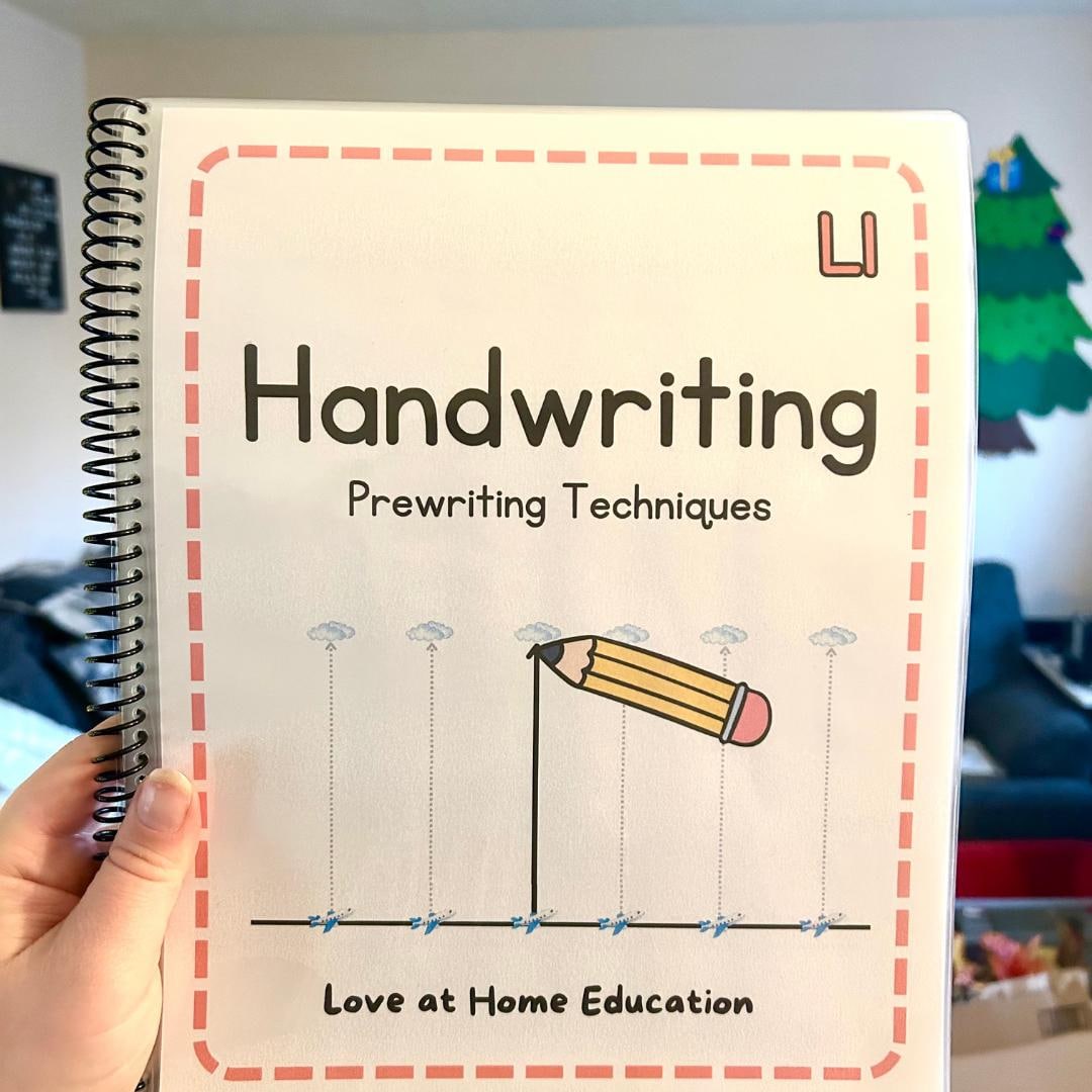 Prewriting Laminated Handwriting Practice Workbook – Level 1 ...