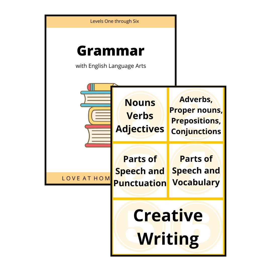 ELA Levels 1-6: 4 Unit Bundle (reading, Writing, Spelling, Grammar ...