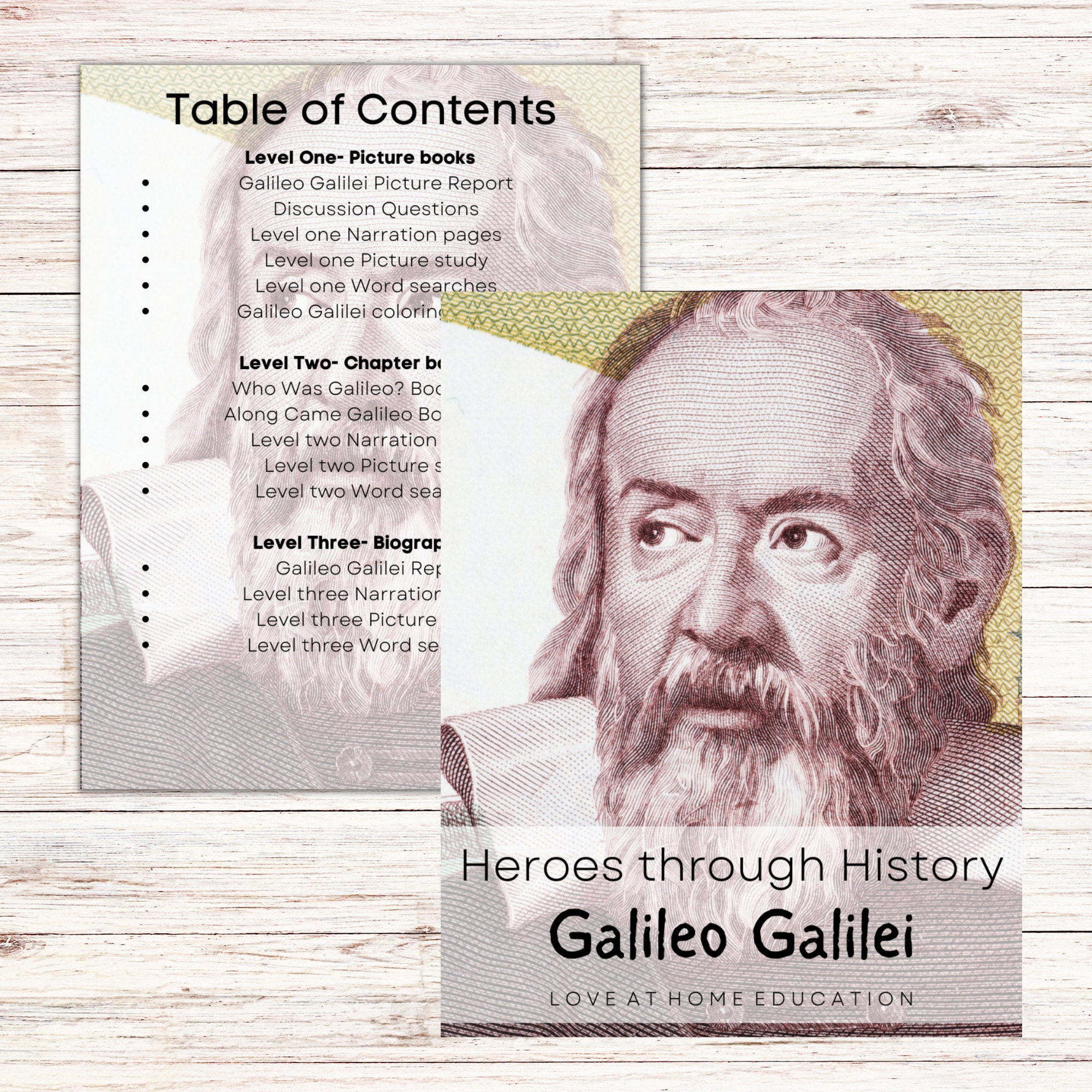 Heroes Through History: Galileo Galilei Unit Study K-12 - Etsy