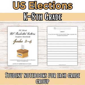 The US Elections Study, K-8, Based on the What Are Presidential ...