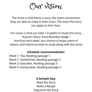 Brambly Hedge the High Hills Book Guide, Homeschool Literature and ...