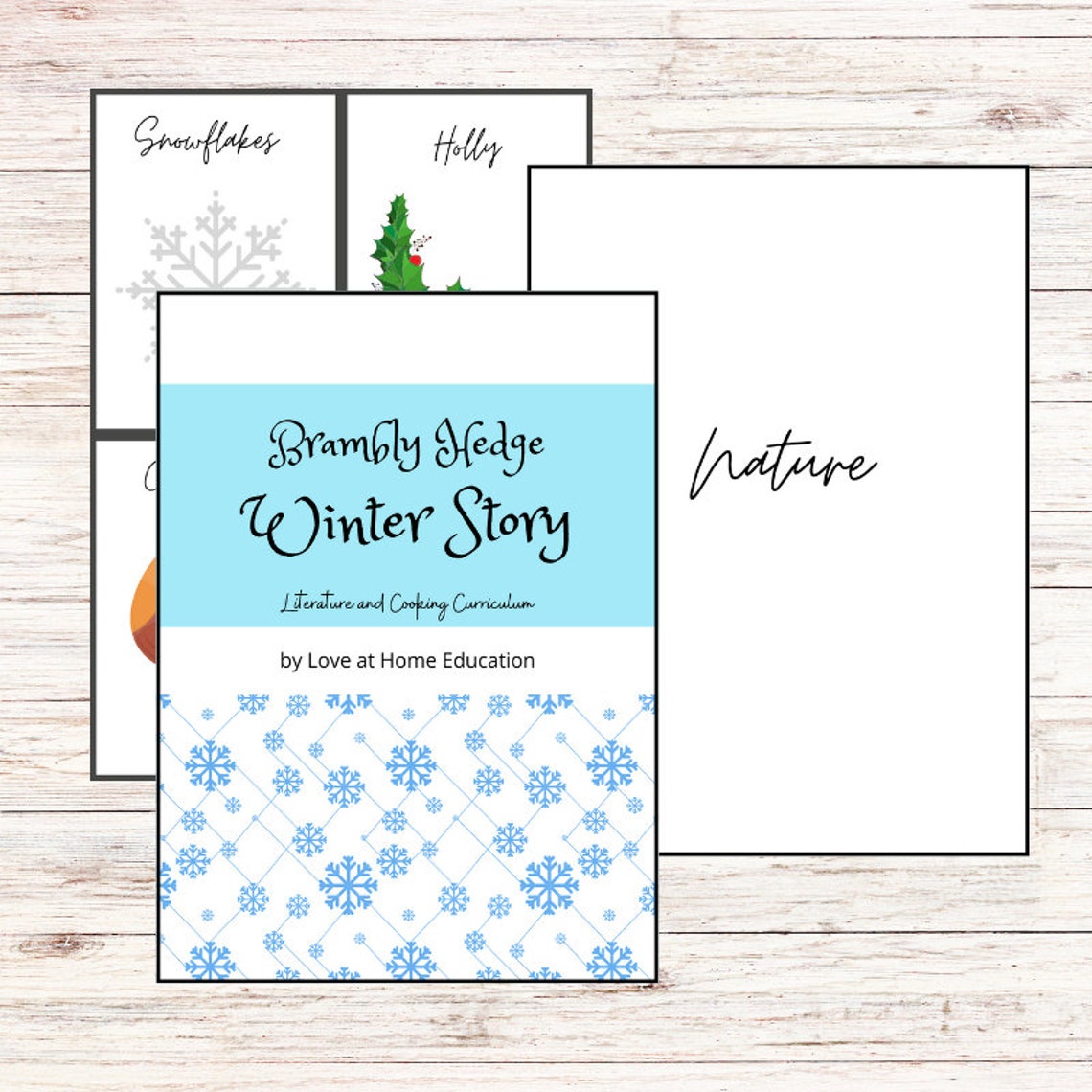 Brambly Hedge Winter Story Book Guide Homeschool Book Guide - Etsy