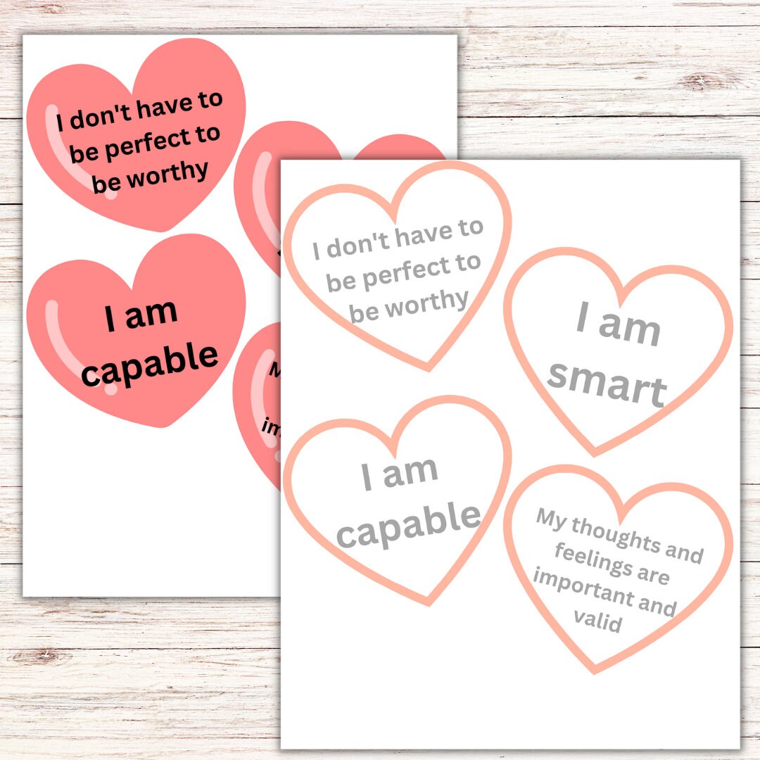 Valentine Affirmation Pack Homeschool Book Guide Homeschool Literature ...
