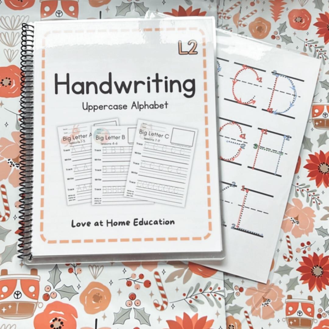 PRINTED- Laminated- Trace and Write Handwriting: Uppercase Letters ...