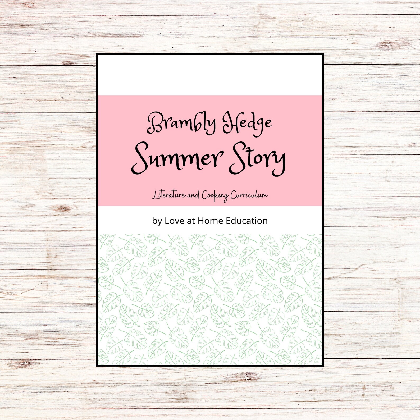 Brambly Hedge Summer Story Book Guide Homeschool Book Guide - Etsy
