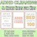 ADHD Cleaning Chore Cards for Kids, Teens, Adults (printable) - Etsy