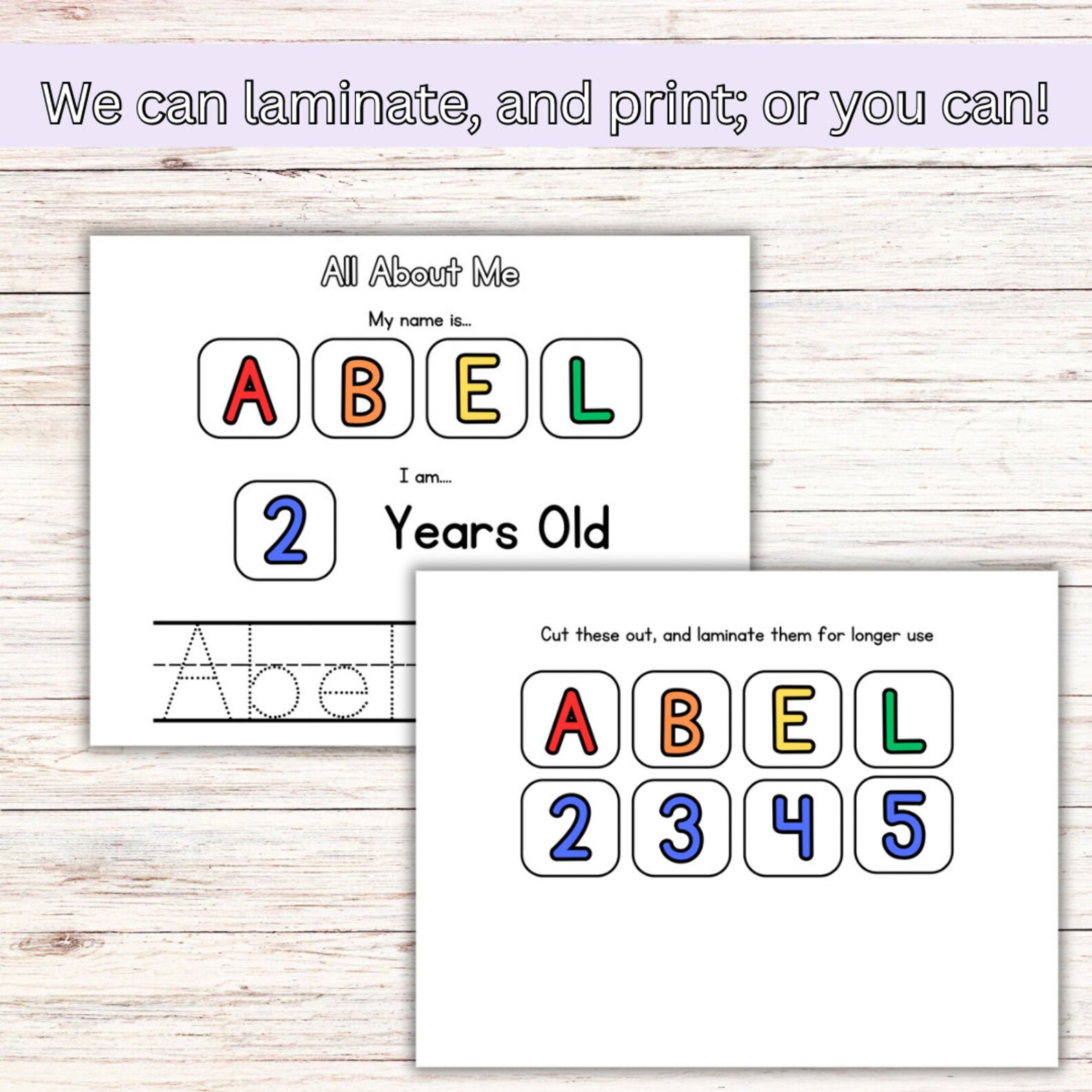 All About Me Pages Personalized Name, Age Busy Book for Preschoolers ...