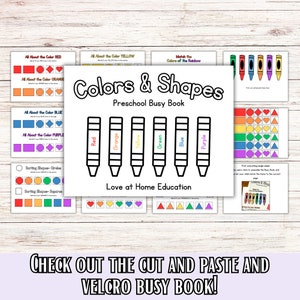 Preschool and Toddler Colors and Shapes TRACING BOOK! Perfect for ...