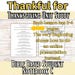 Student Notebooks C- Faith and Secular- Thankful for Thanksgiving ...