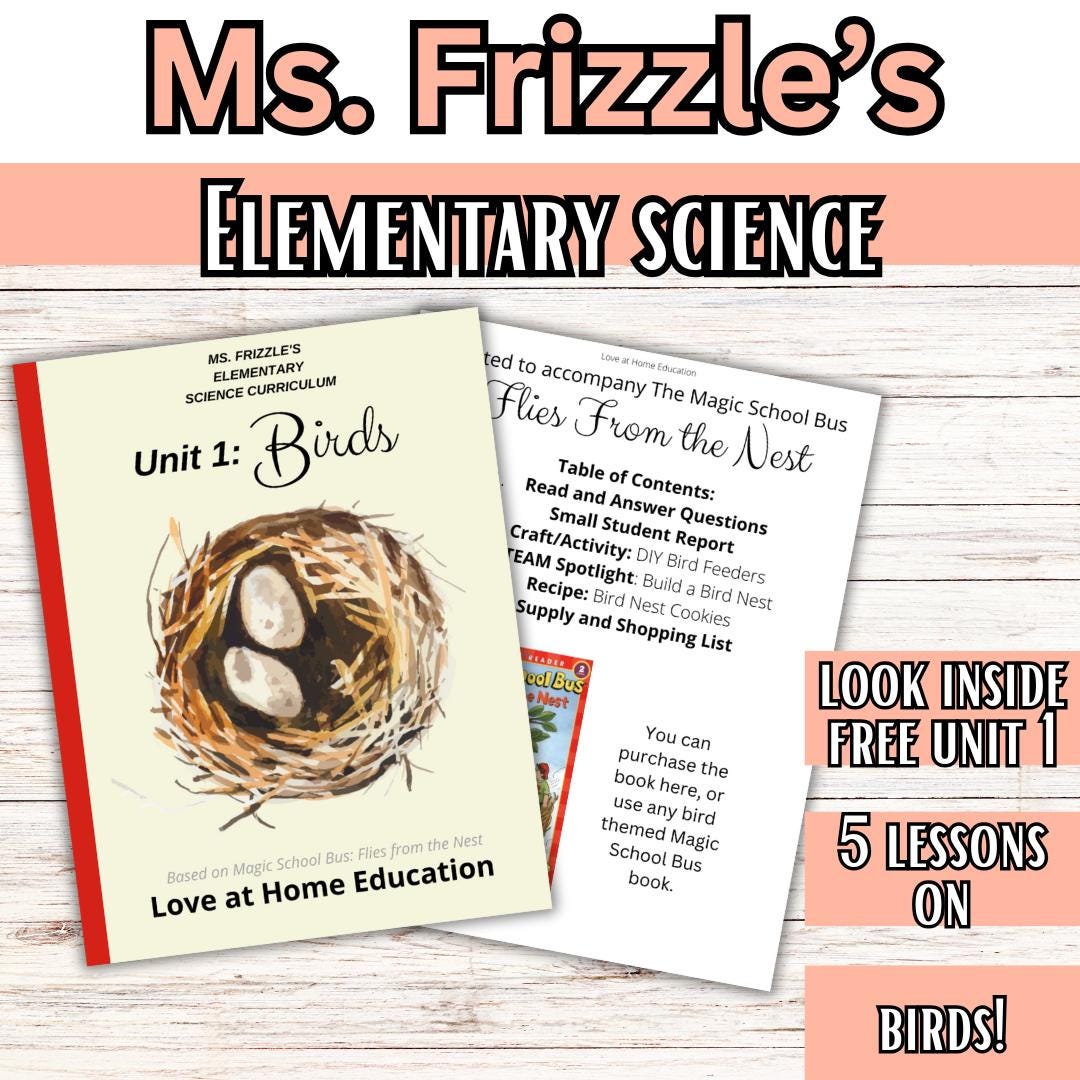 Ms. Frizzle's Science Curriculum - 20 Unit Homeschool Bundle (digital ...