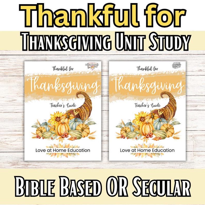 Student Notebooks C- Faith and Secular- Thankful for Thanksgiving ...