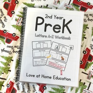 2nd Year Prek A-Z Busy Book - Alphabet Busy Book for Preschoolers ...