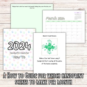 Handprint Calendar for 2025 | Christmas Gifts That Are Handmade for ...