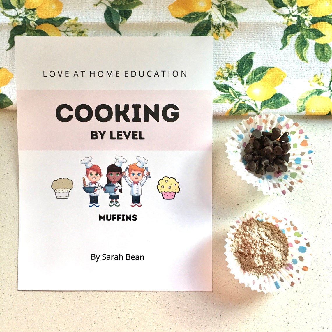 Kids Cookbook Volume 6 Muffins Distance Learning Cooking - Etsy