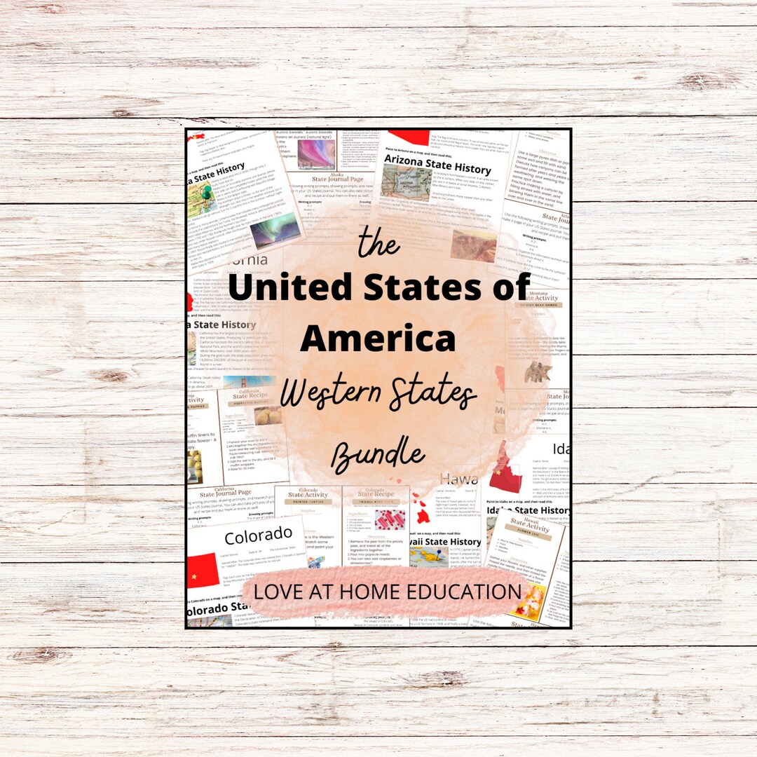 The United States of America: Western States Bundle (cooking Through ...