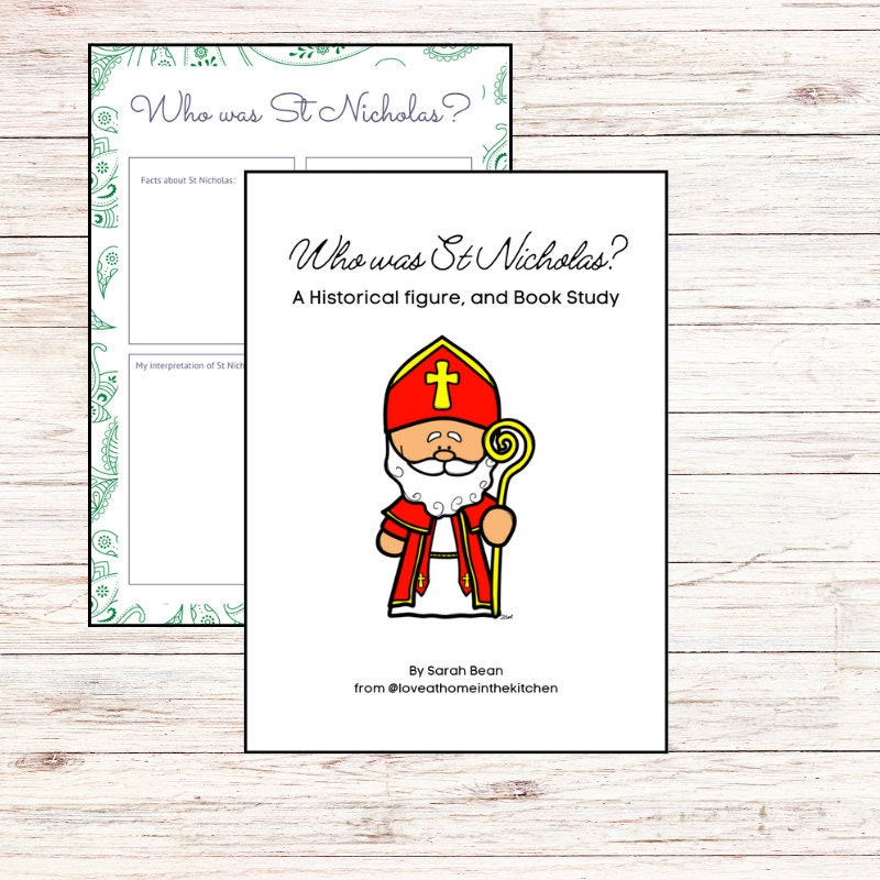 St Nicholas Unit Study Christmas Unit Studies Santa Claus Christmas ...