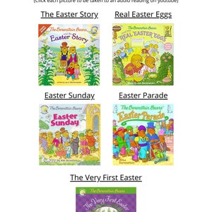A Berenstain Bears Easter Book Guide, Charlotte Mason Style Curriculum ...