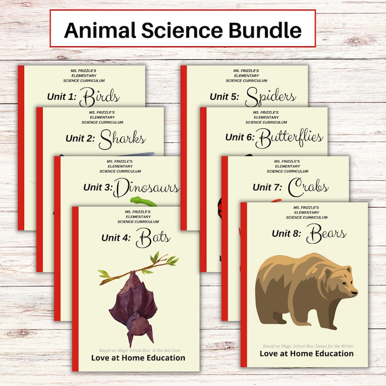 Ms. Frizzle's Science Curriculum - 20 Unit Homeschool Bundle (digital ...