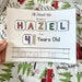 All About Me Pages Personalized Name, Age Listing for Preschoolers and ...