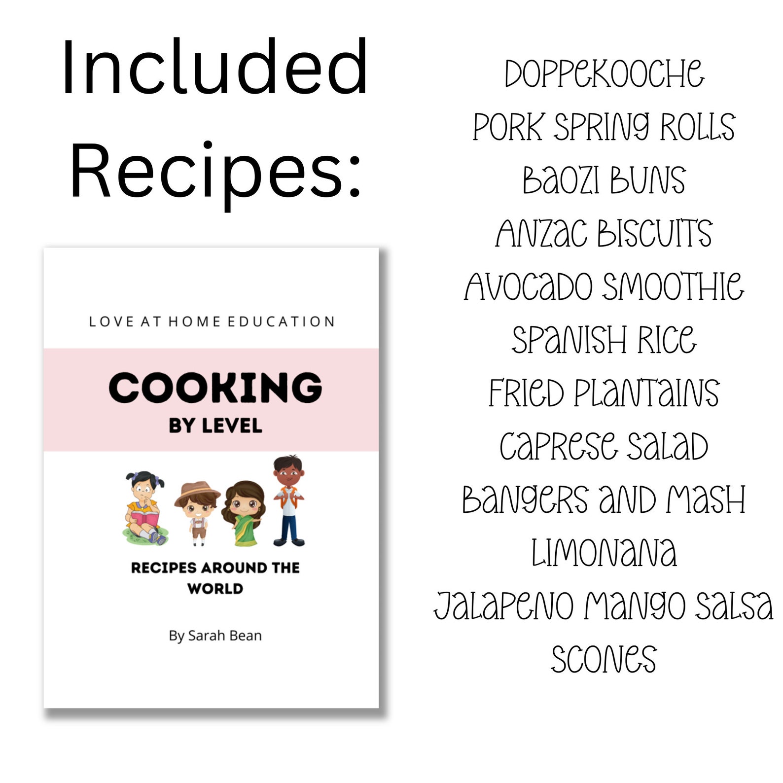Kids Cookbook, Recipes Around the World, Distance Learning, Cooking ...