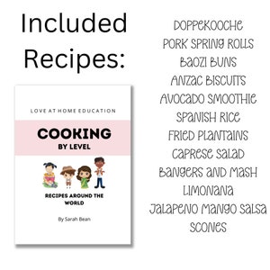 Kids' Cookbook, Recipes Around the World (digital Download) - Etsy