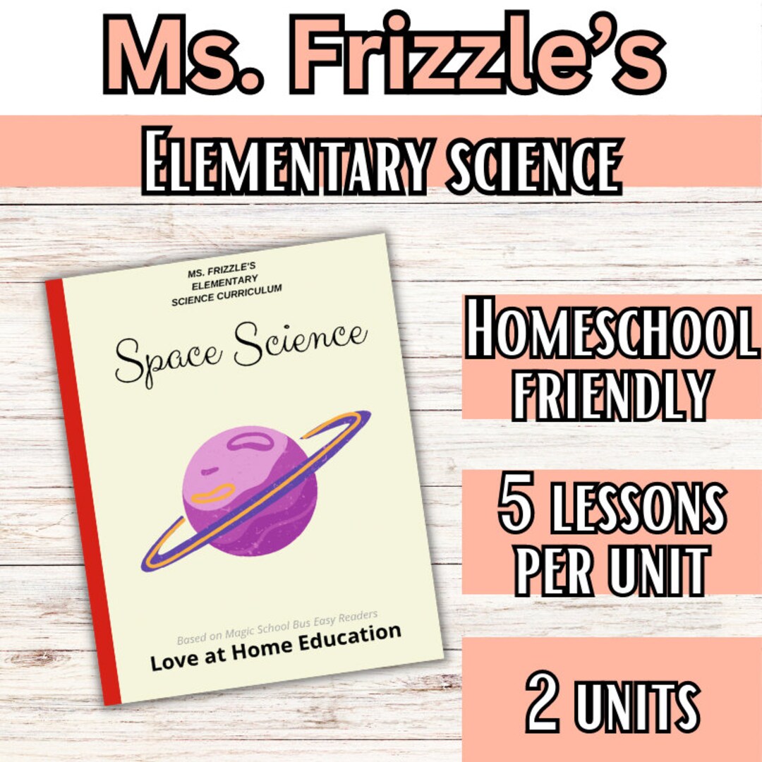 Ms. Frizzle's Space Science Unit - Elementary Homeschool STEAM (digital ...