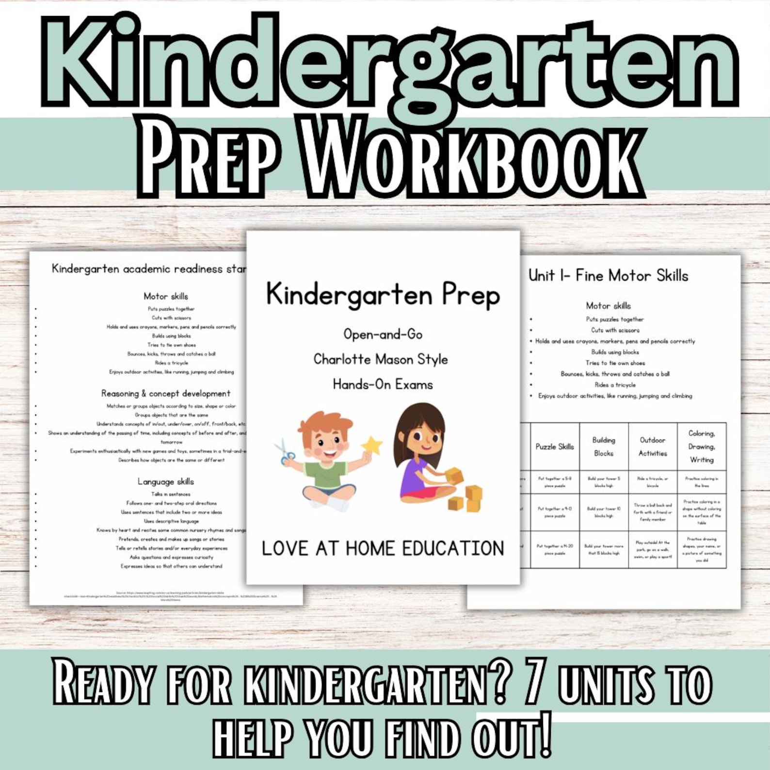 My Kindergarten Workbook: Reuse Over and Over! Homeschool, Public ...