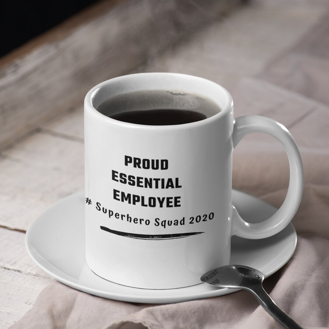 Proud Essential Employee Mug for Coffee or Tea Frontline COVID Worker ...