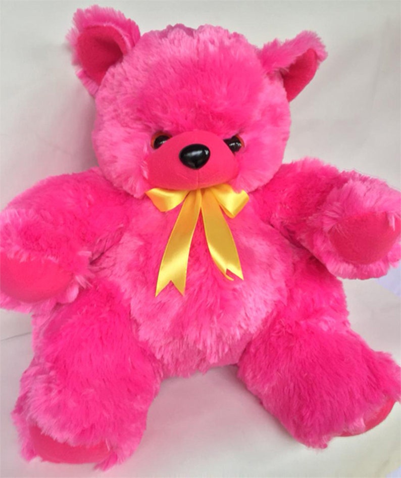 Beautiful Cute Pink Teddy Bear for Gift, Kids Stuffed Plush Panda - Etsy