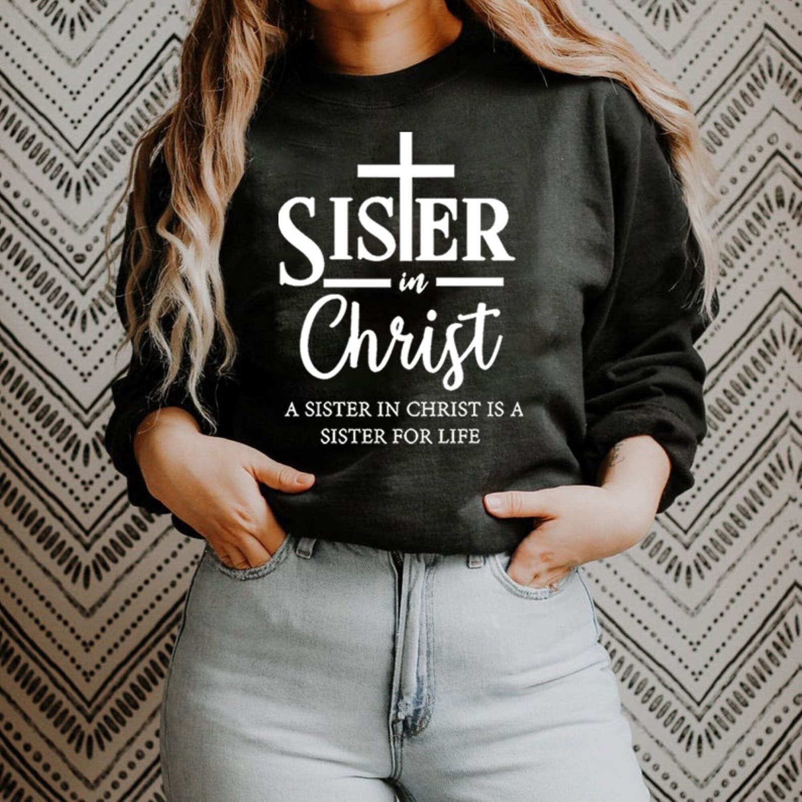 Sister In Christ Svg Sisters In Christ A Sister In Christ Etsy