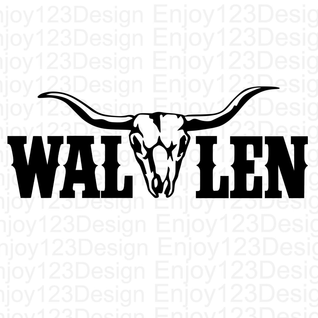 Wallen Bullskull SVG Cut File Digital - Etsy