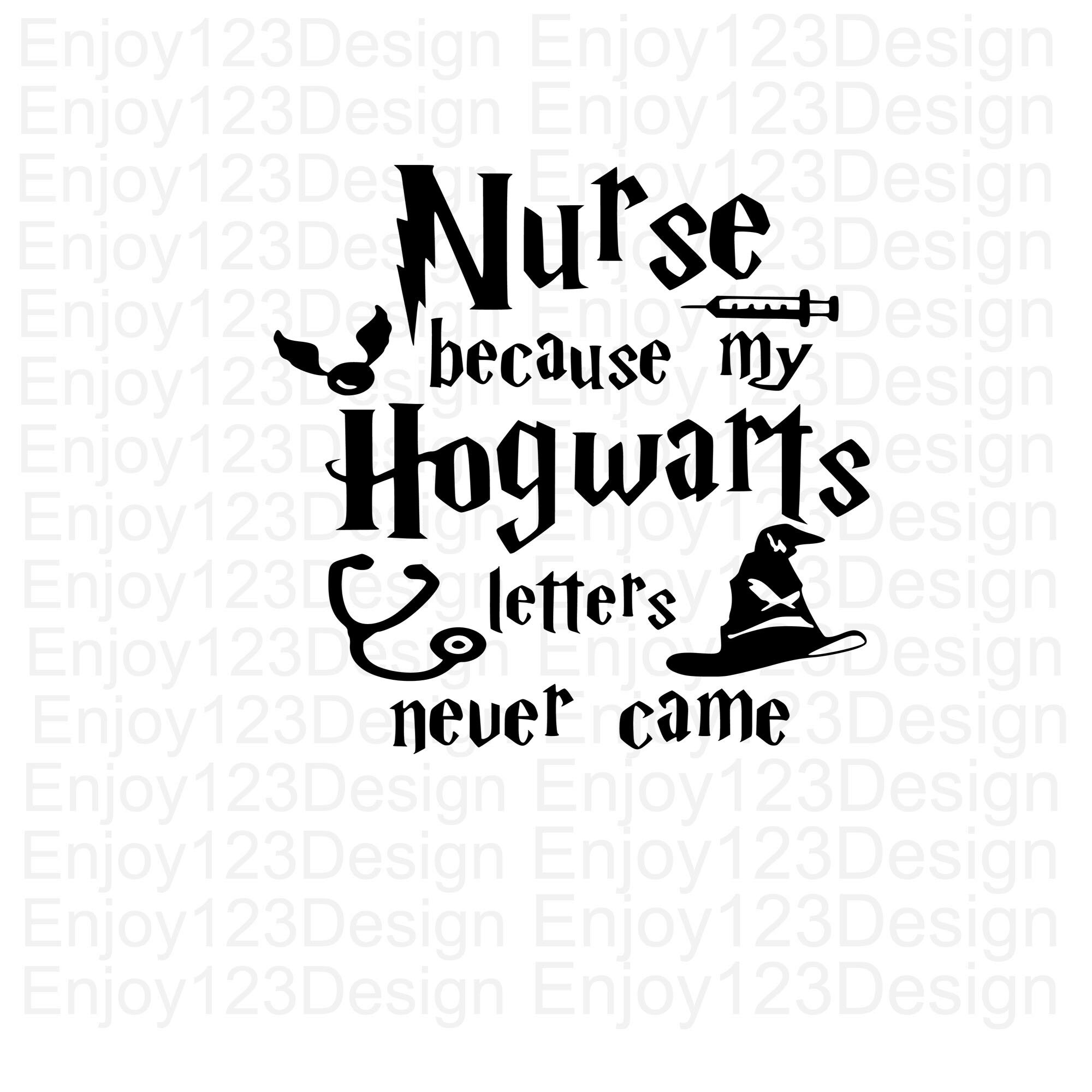 Nurse Because My Letter Never Came SVG Cut File Digital - Etsy