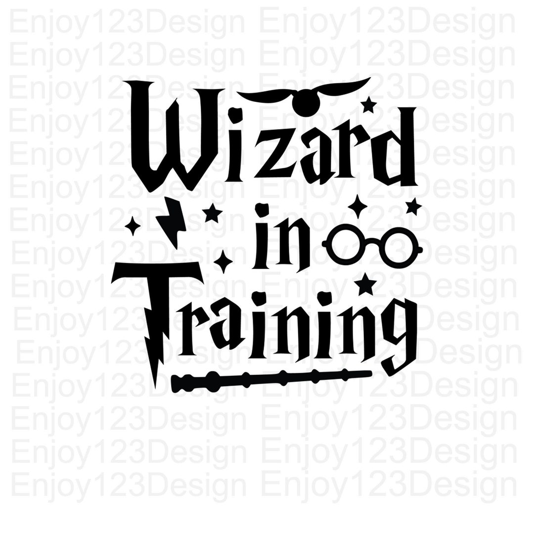 Wizard in Training SVG , Magic Wand SVG , Cut File Digital - Etsy