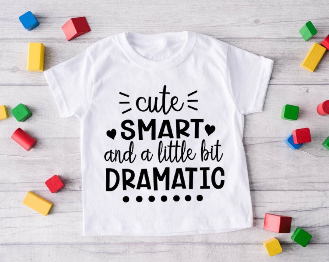 Cute Smart and A Little Bit Dramatic SVG , Cut File Digital SVG PNG - Etsy