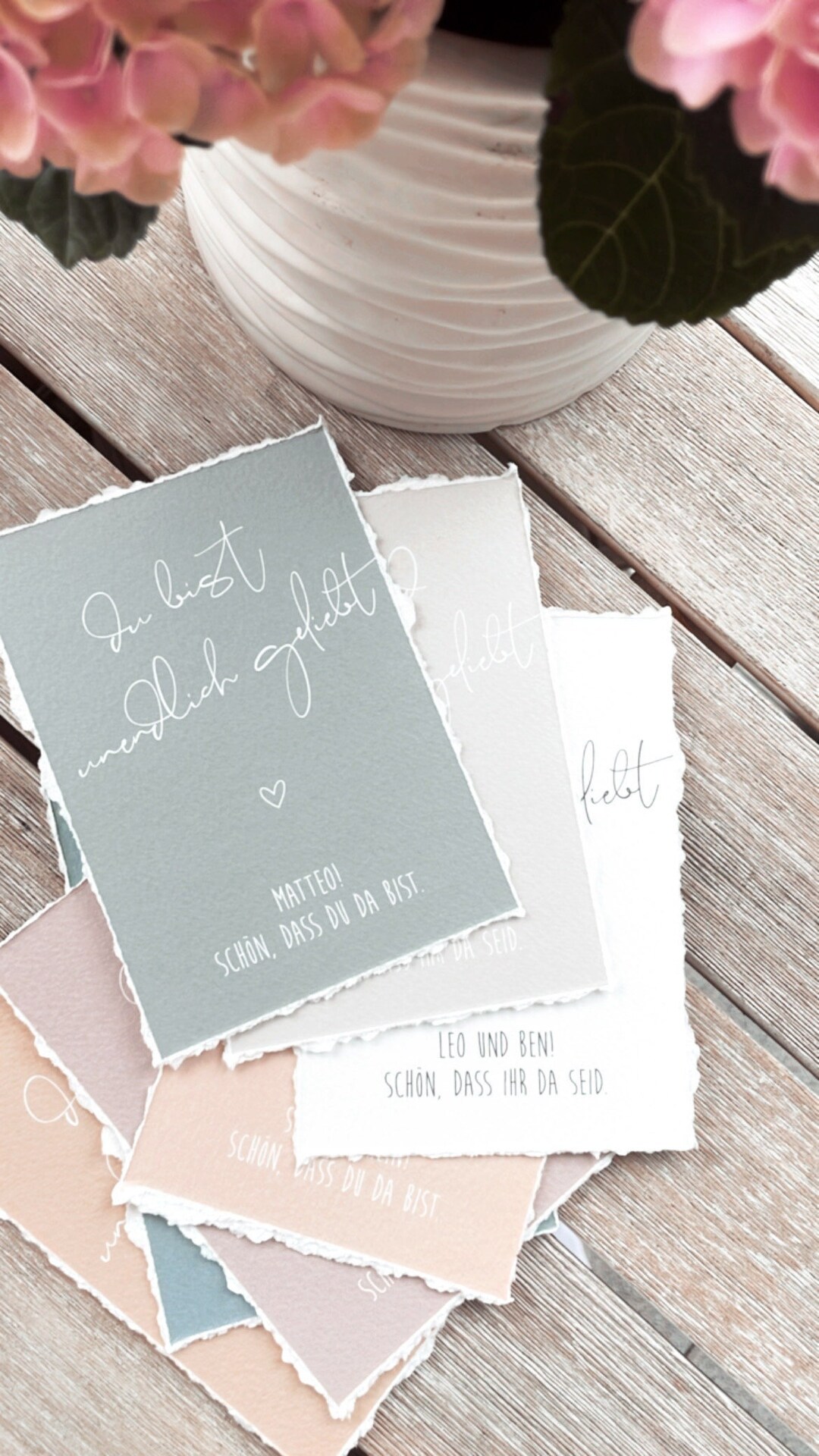 Personalized Birth Card infinitely Loved in DIN A6 Format Various ...