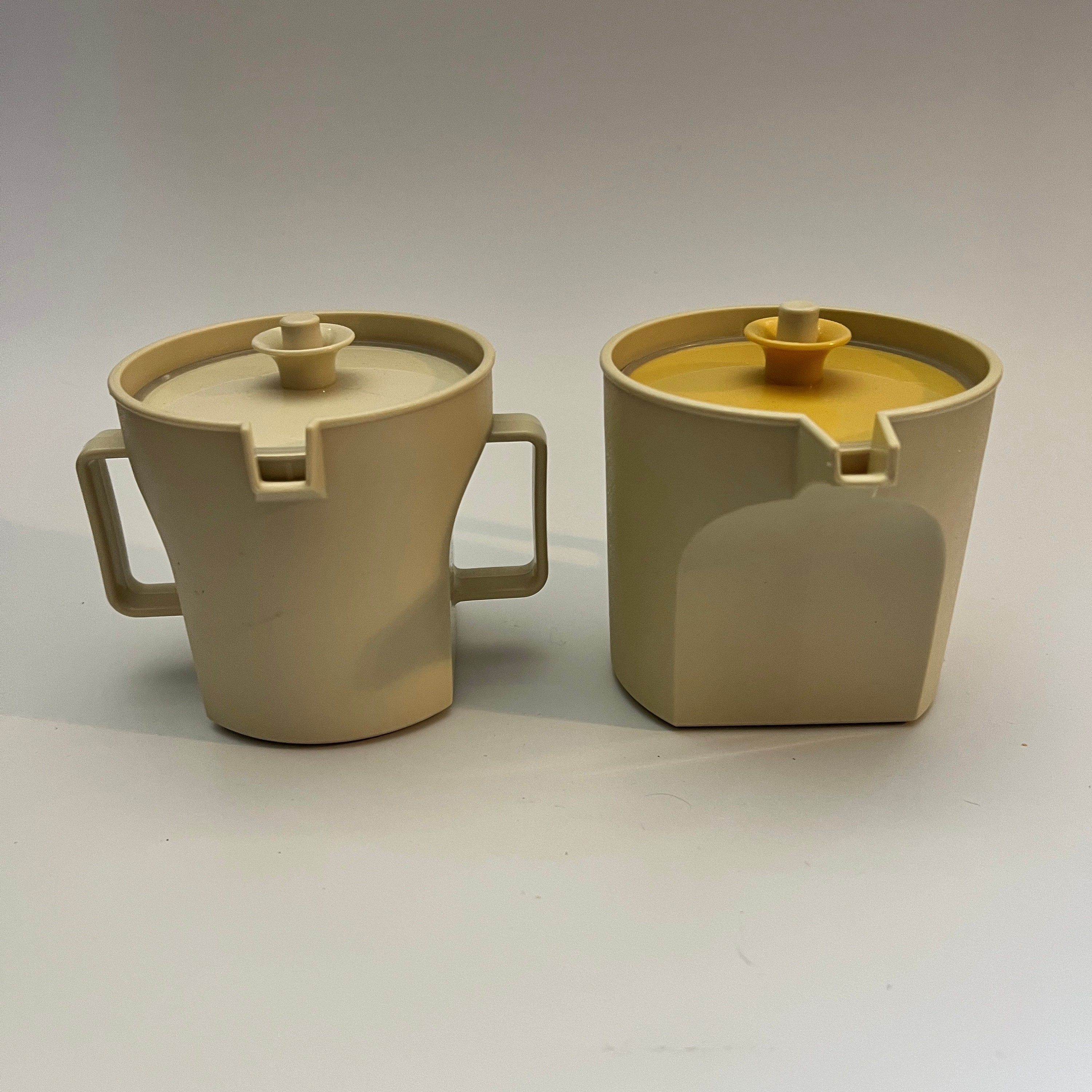 Vintage Tupperware Sugar and Creamer Set - Etsy