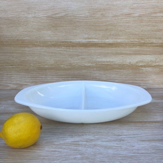 Pyrex Opalware Divided Casserole - Etsy