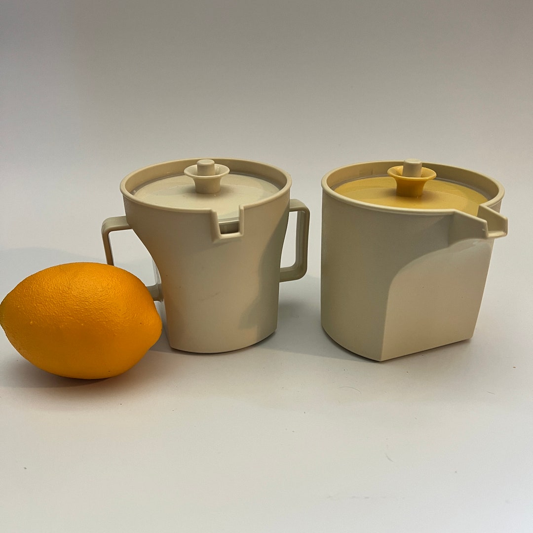Vintage Tupperware | Sugar and Creamer Set - Etsy