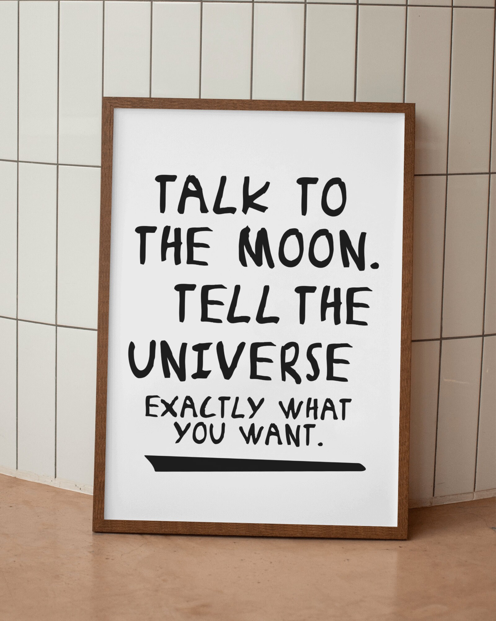 Uplifting Quote Art Print, Retro Wall Art, Trendy Wall Art, Check Print ...
