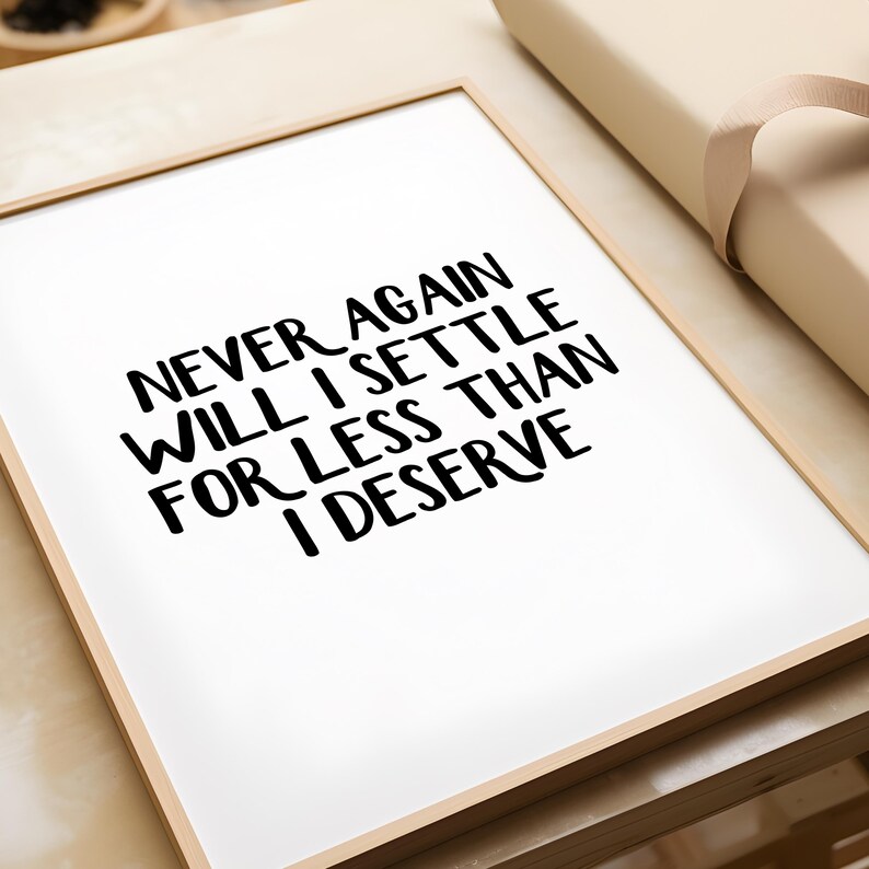 Inspirational Quote Art Print, Typography Wall Decor (digital Download ...