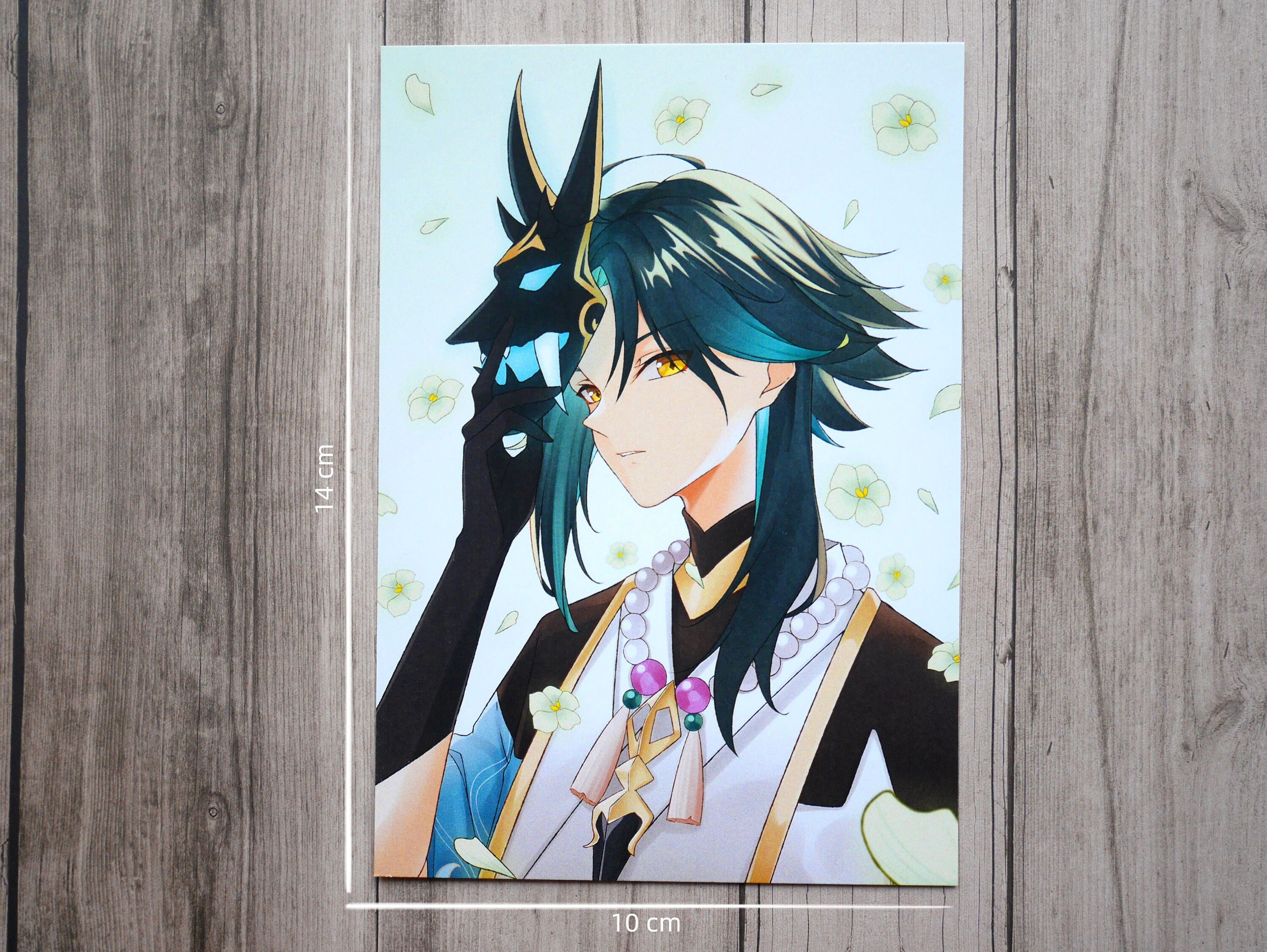 Art & Collectibles Prints Digital Prints Genshin Impact print Xiao ...