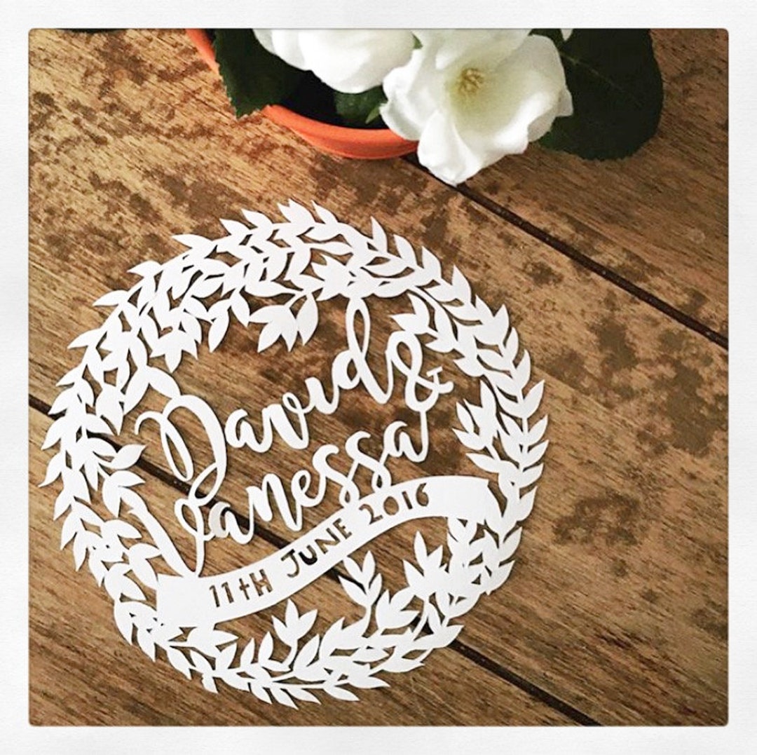 Couples / Papercut / Paper / Cutting / Wedding / Anniversary / Flowers ...