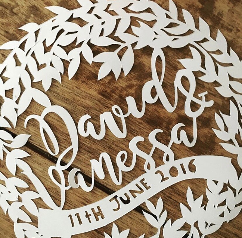 Couples / Papercut / Paper / Cutting / Wedding / Anniversary / - Etsy