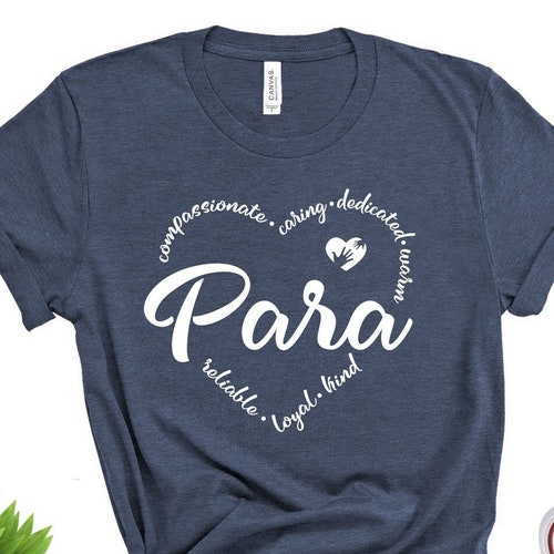 Para Shirt Para Gift Teacher Assistant Special Needs - Etsy