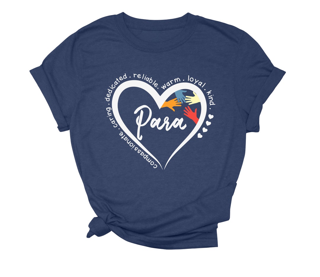 Para Shirt, Para Gift, Paraprofessional, Teacher Assistant, Autism ...