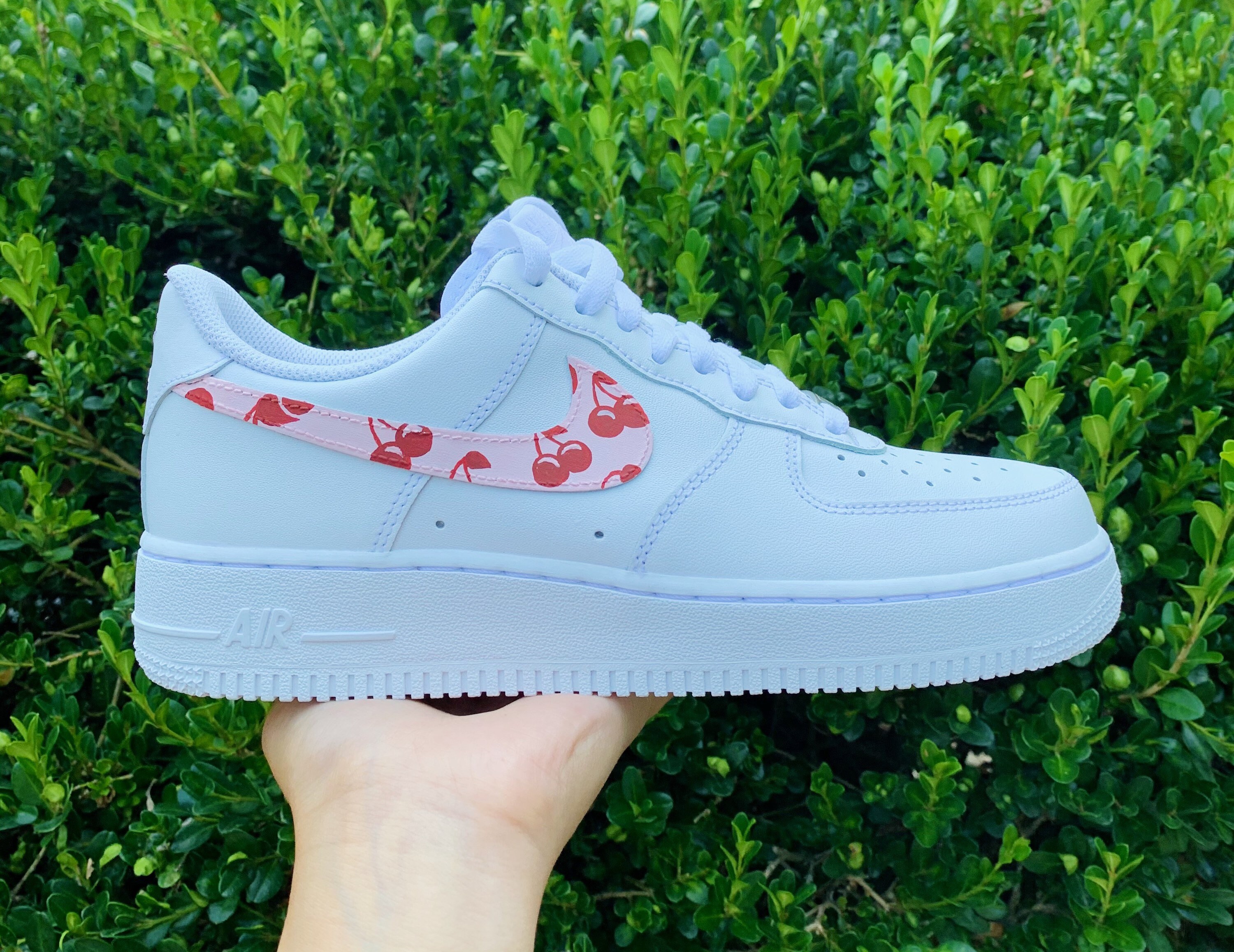 Cherry Custom Air Force 1s - Etsy