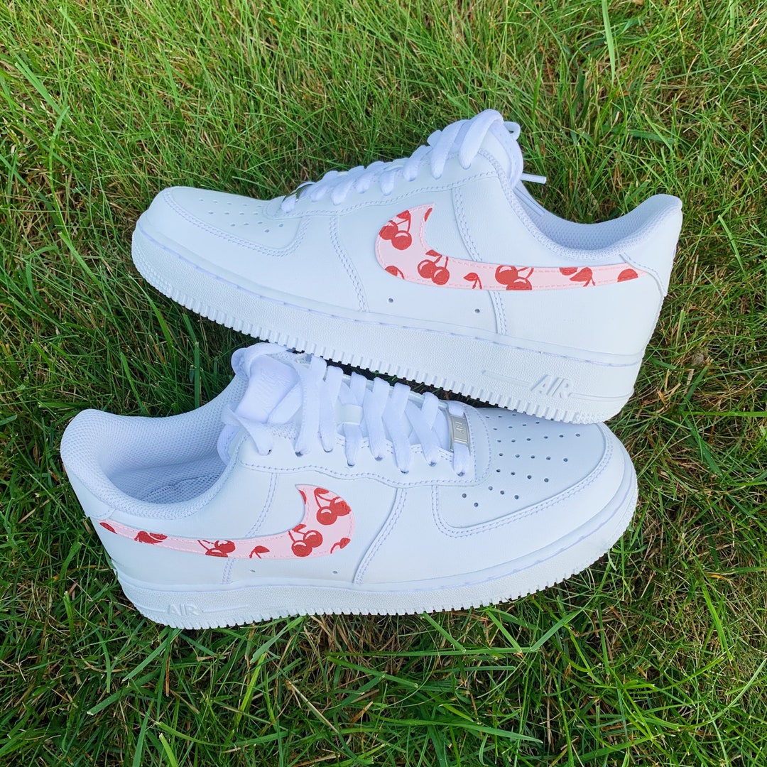 Cherry Custom Air Force 1s - Etsy